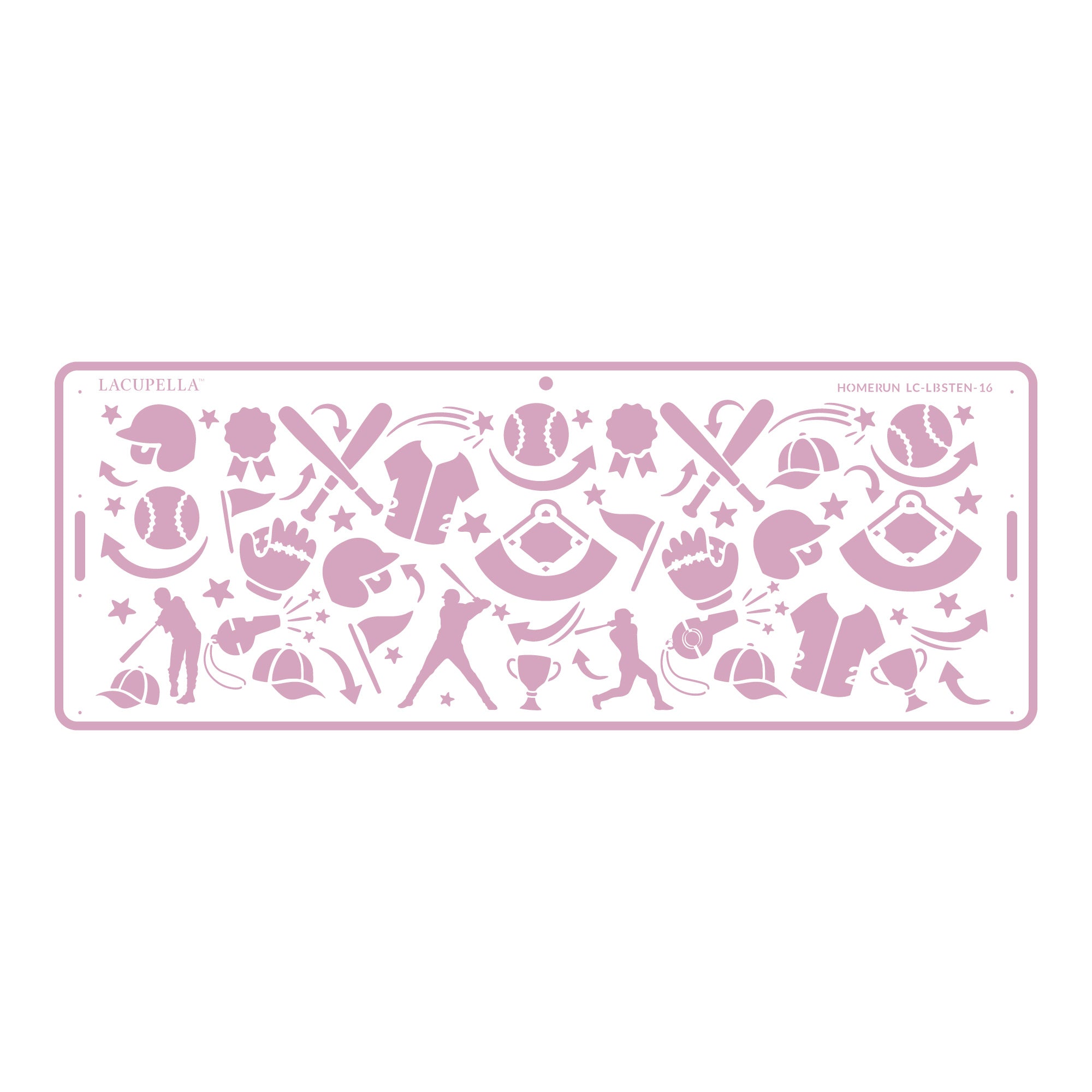 Baseball HOMERUN Art Stencil for Creative Drawing, Painting & Crafts ...