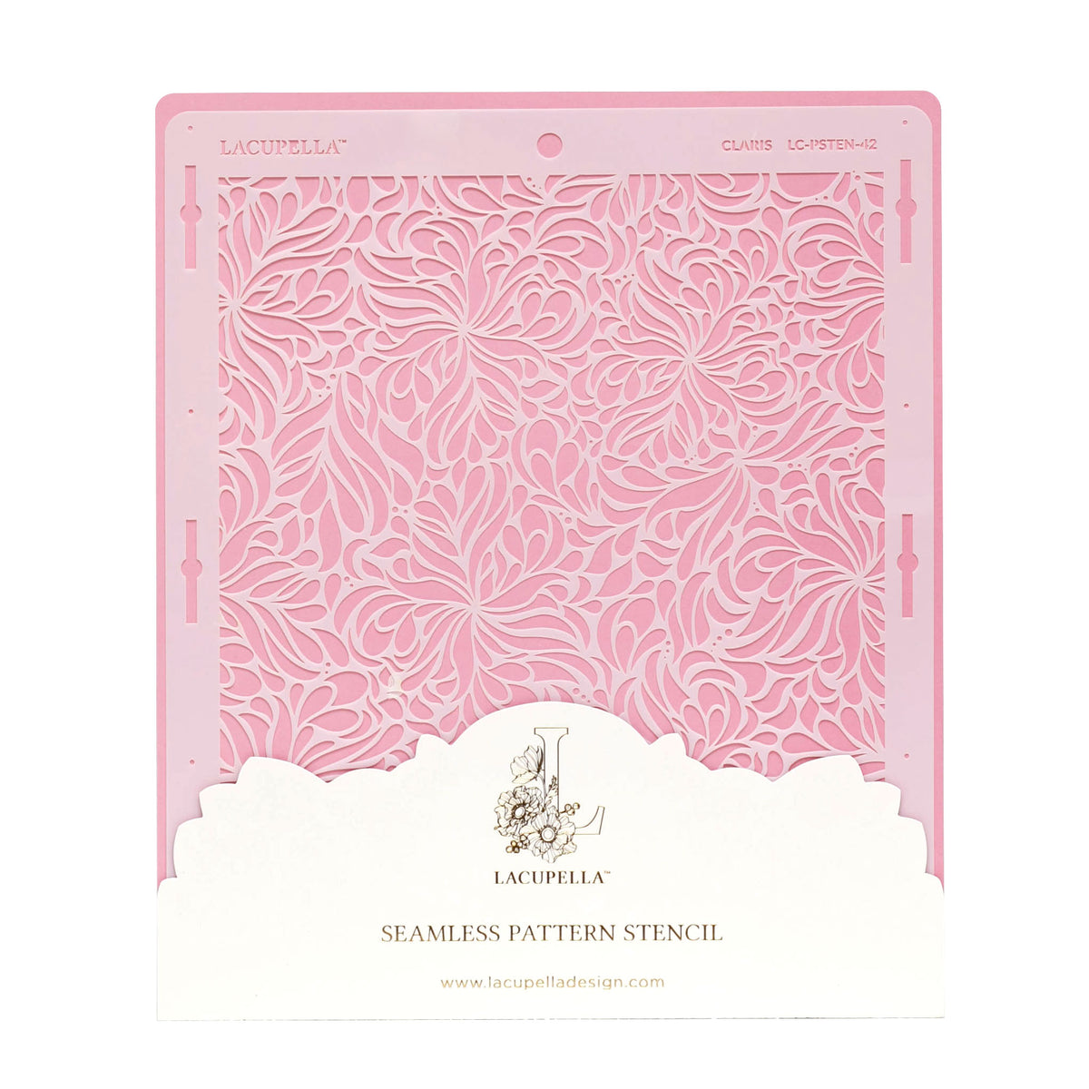 Cake Decorating Stencil CLARIS Flower Swirl – Lacupella Cake Decorating ...