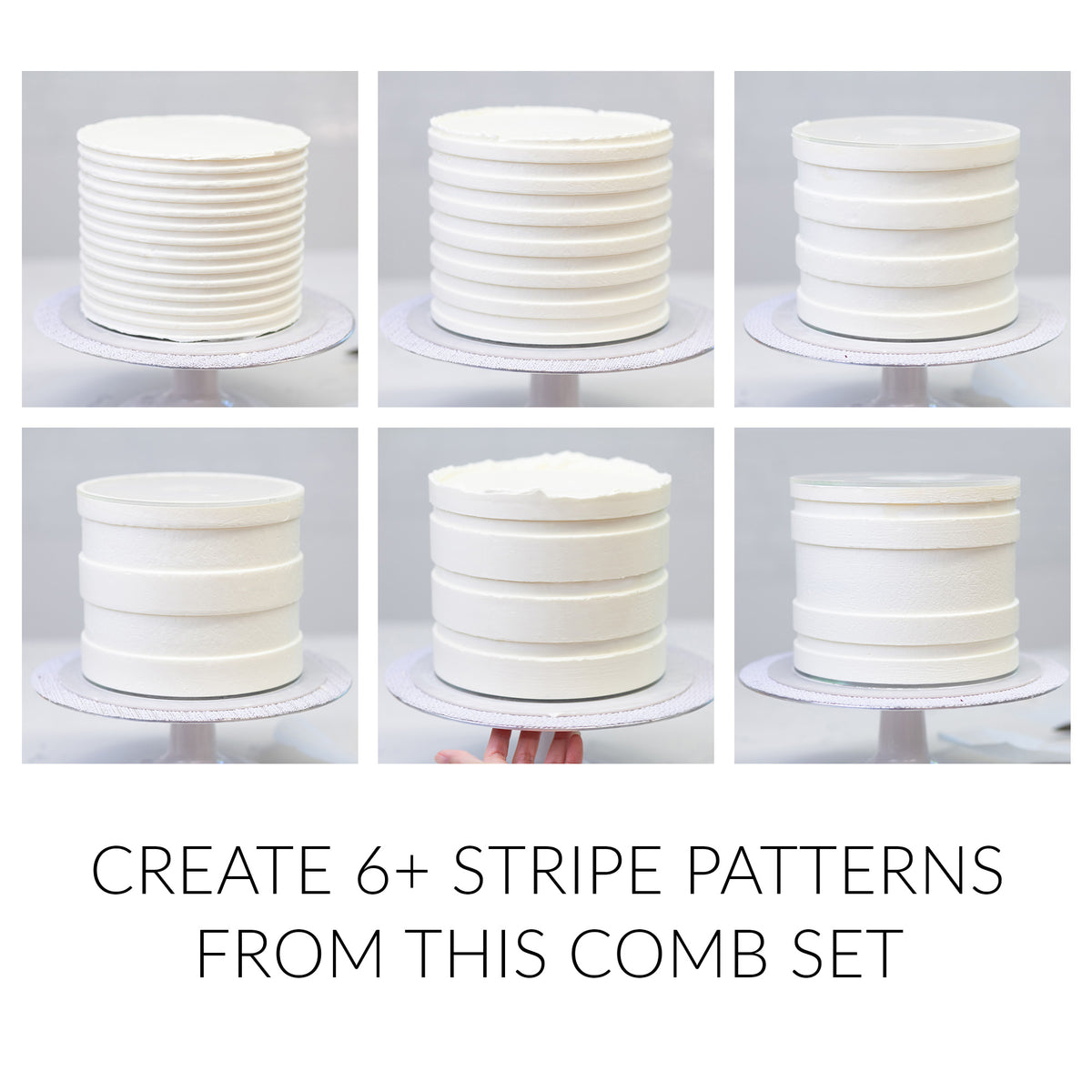 Contour Cake Comb For Buttercream Icing 12 inch Set of 3 SET C Update ...